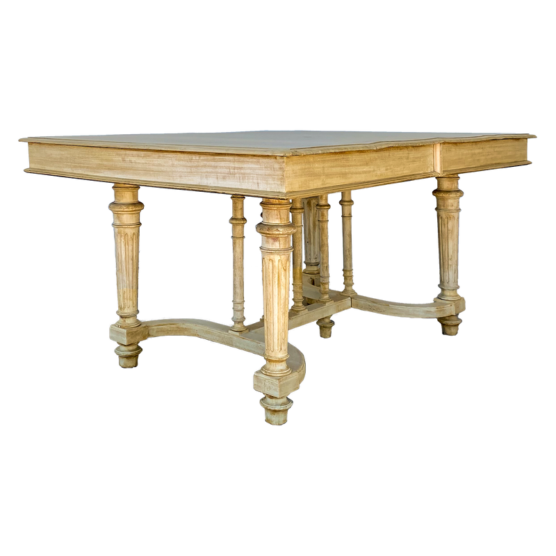 19th Century English Mahogany Library Table - Litt Concept House